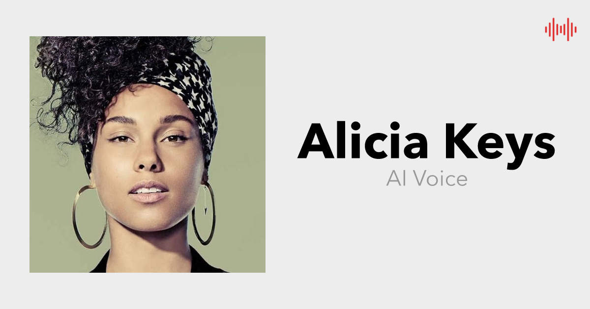 Alicia Keys AI Voice | memix